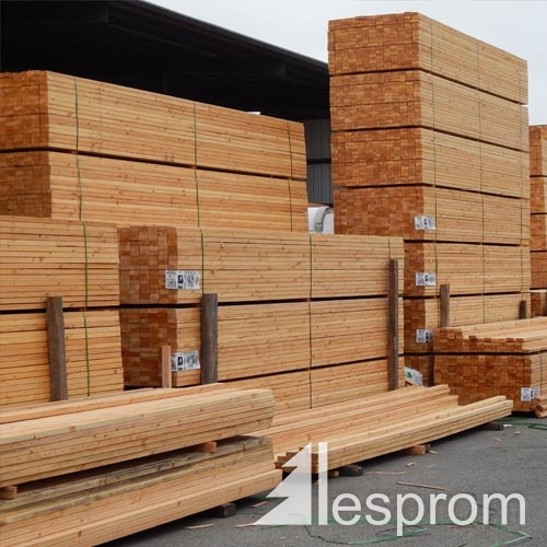 8 mm x 120 mm x 1240 mm KD S4S Heat Treated European spruce Lumber