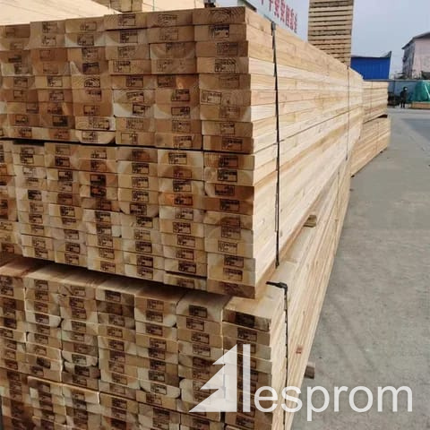 50 mm x 150 mm x 6000 mm KD S4S Heat Treated Spruce-Pine-Fir (SPF) Lumber