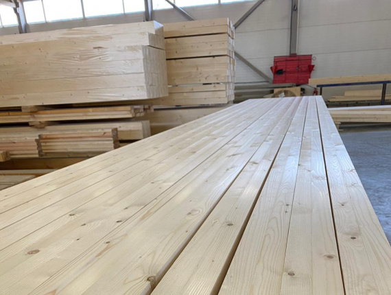 Straight Glulam Beam European spruce 200 mm x 80 mm x 6 m